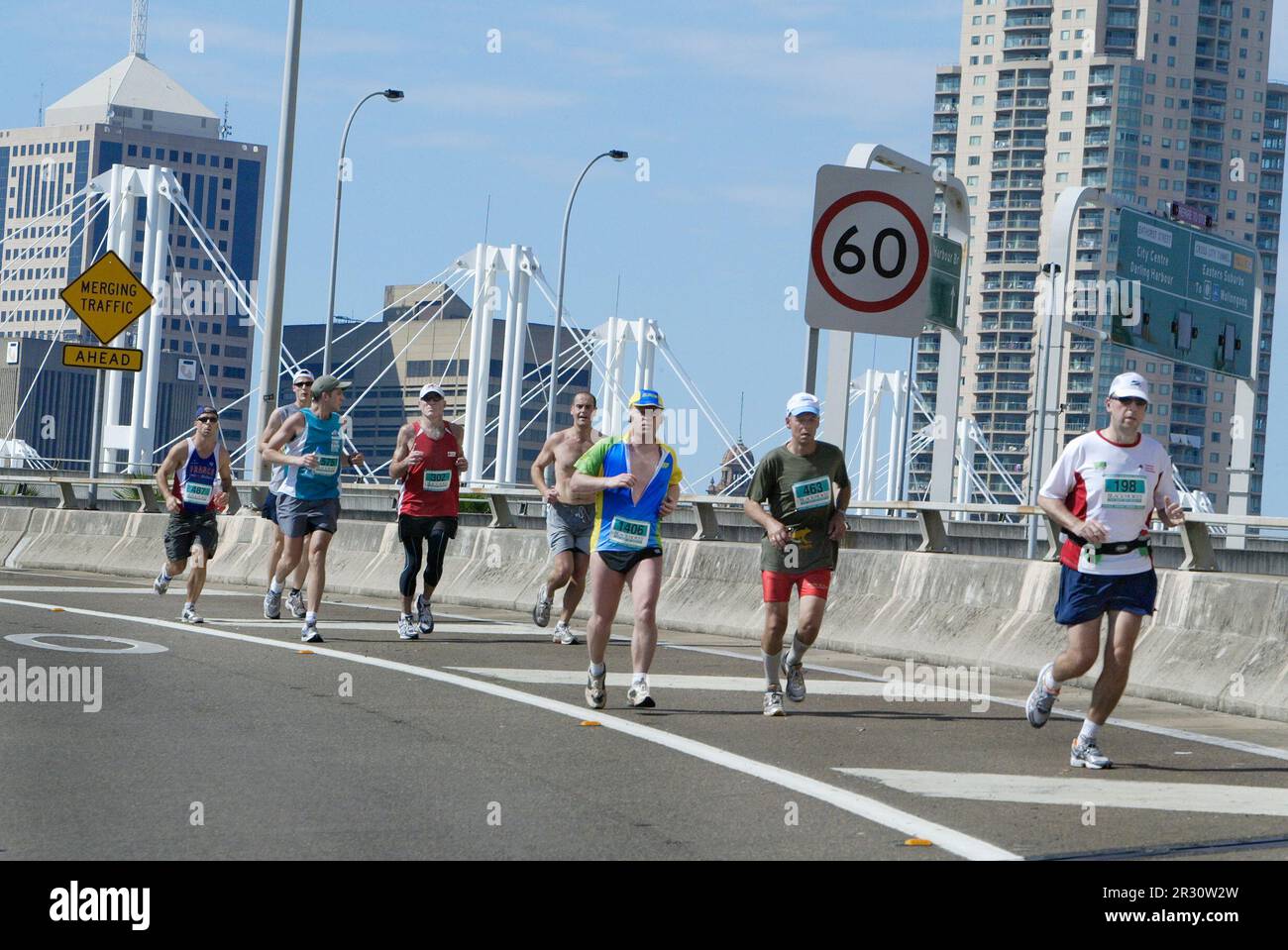 The 2006 Blackmores 'Bridge Run' public marathon in Sydney, Australia ...