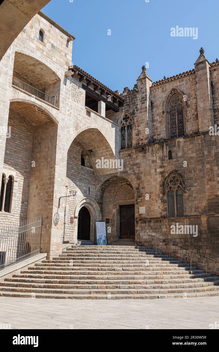 Placa del Rei, King's Square, a 14th-century Medieval Public Square in ...