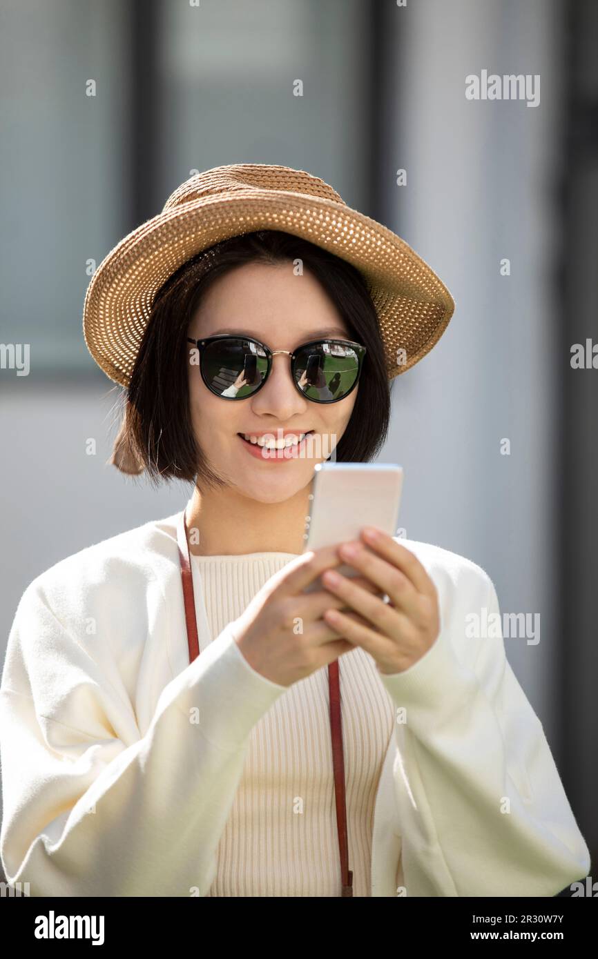 Asian village people using smartphone hi-res stock photography and ...