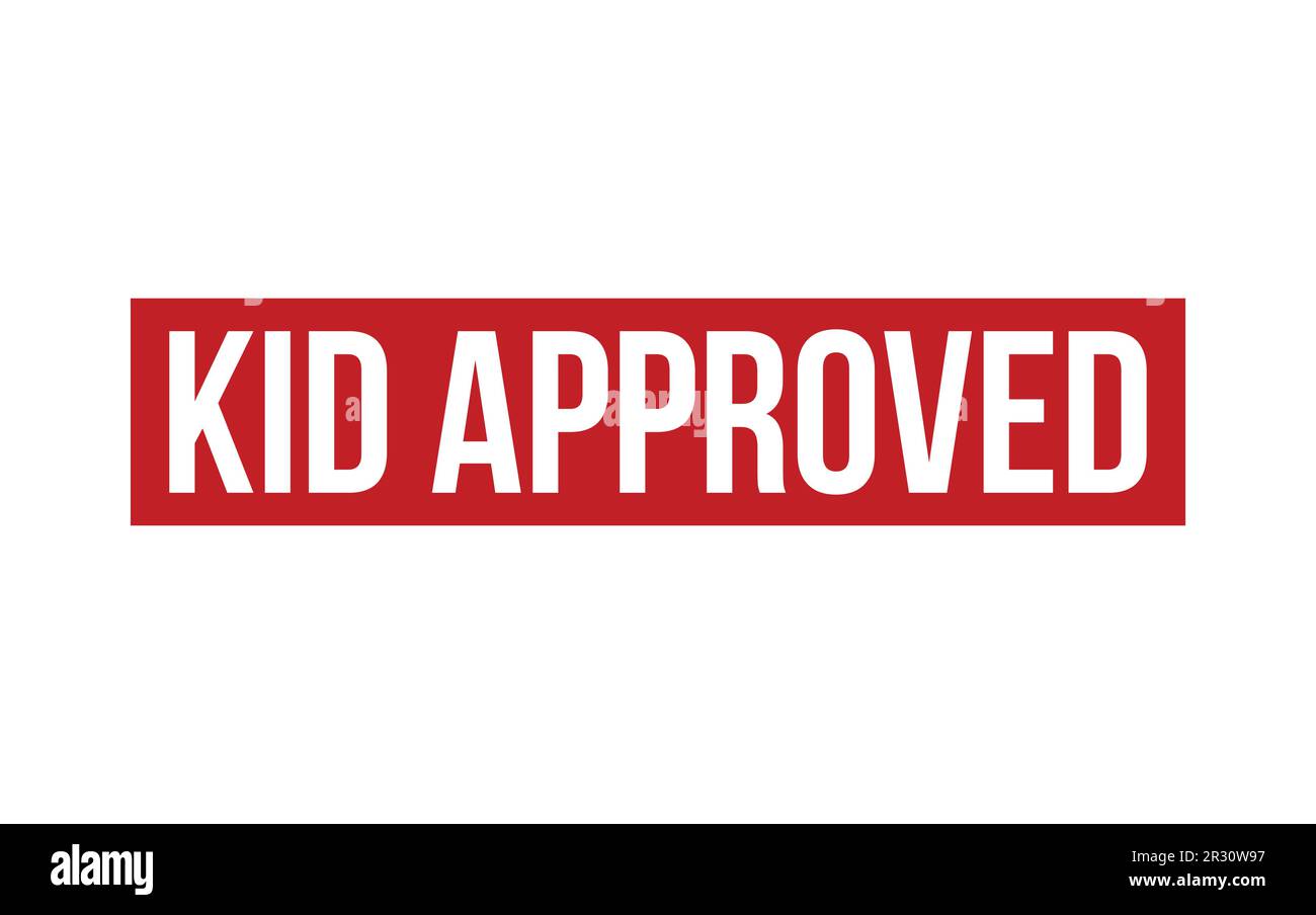 Kid approved Stock Vector Images - Alamy