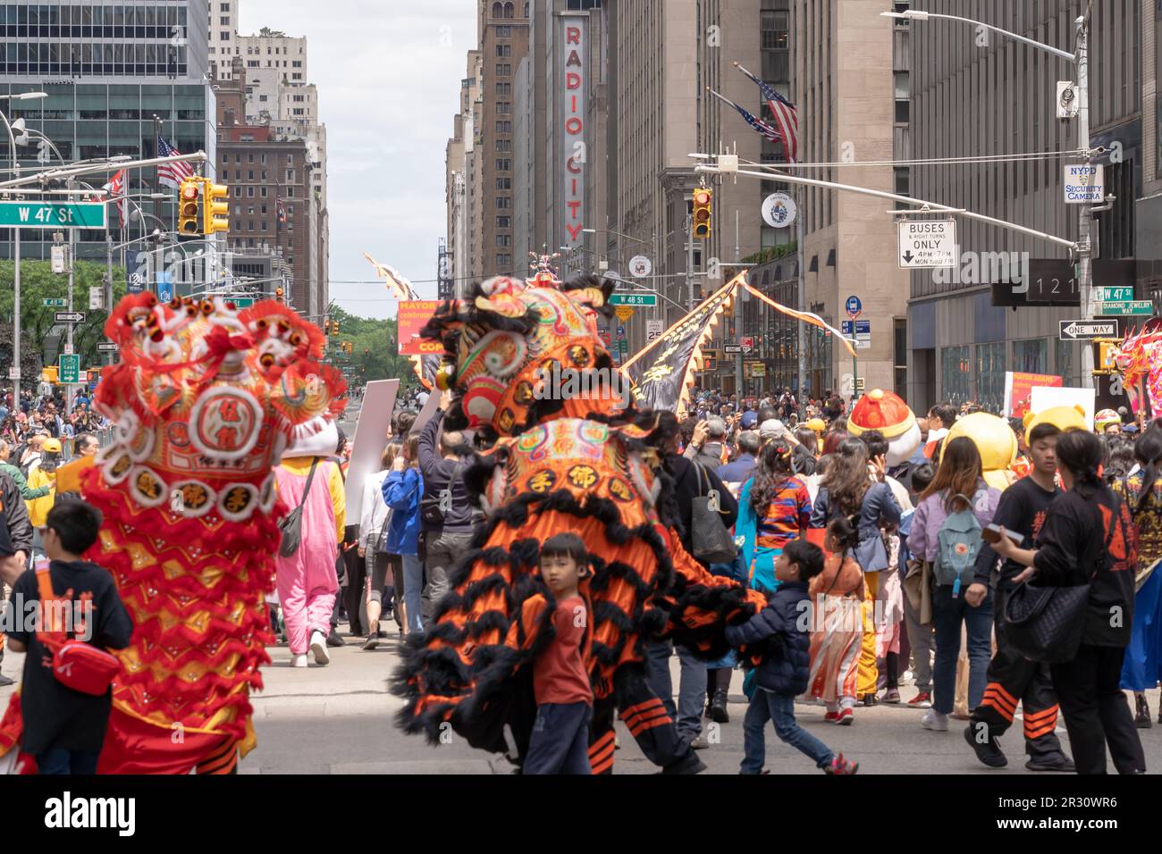 New York, United States. 21st May, 2023. Participants march at the ...