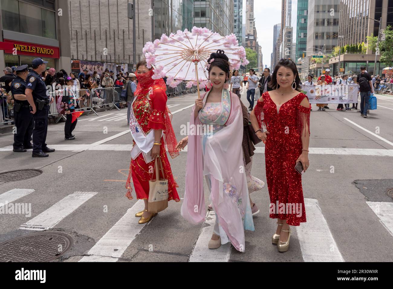 New York, United States. 21st May, 2023. Participants march during the ...