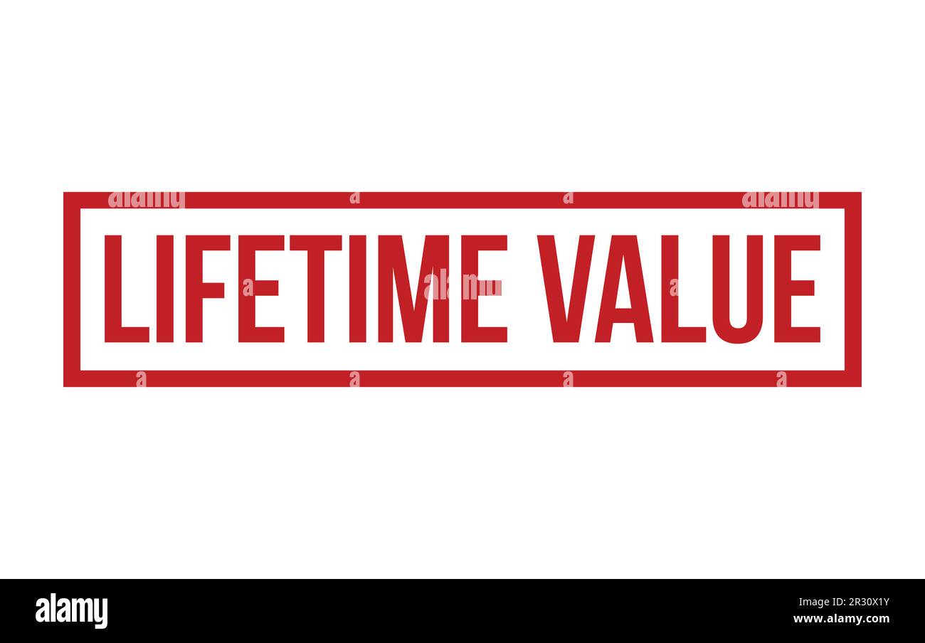 Red Lifetime Value Rubber Stamp Seal Vector Stock Vector Image & Art ...