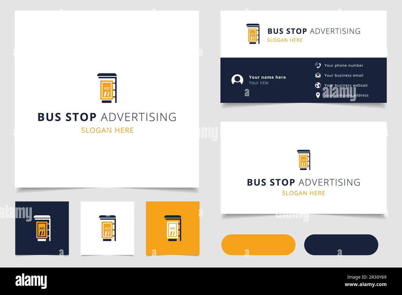 Bus stand branding Stock Vector Images - Alamy