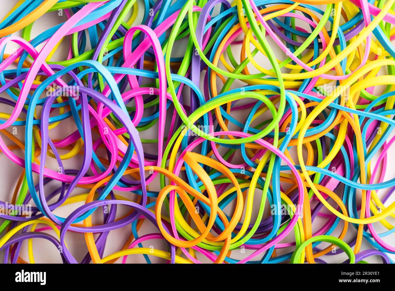 Stack of rubber bands hi-res stock photography and images - Alamy