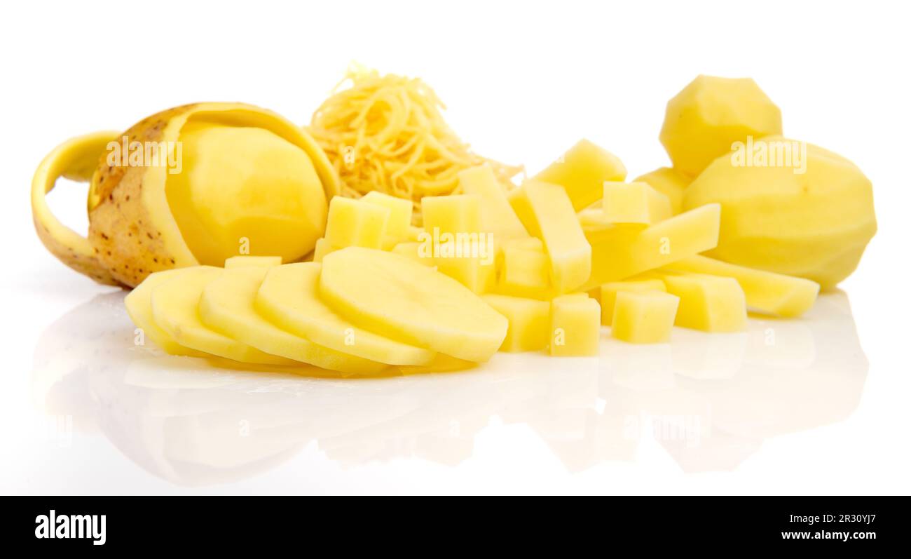 Peeled potato in different hi-res stock photography and images - Alamy