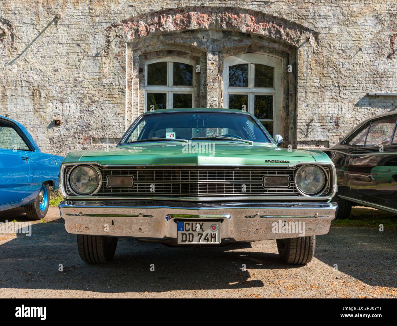 Stade, Germany – May 13, 2023: A Dodge Dart muscle car from 1974 at ...