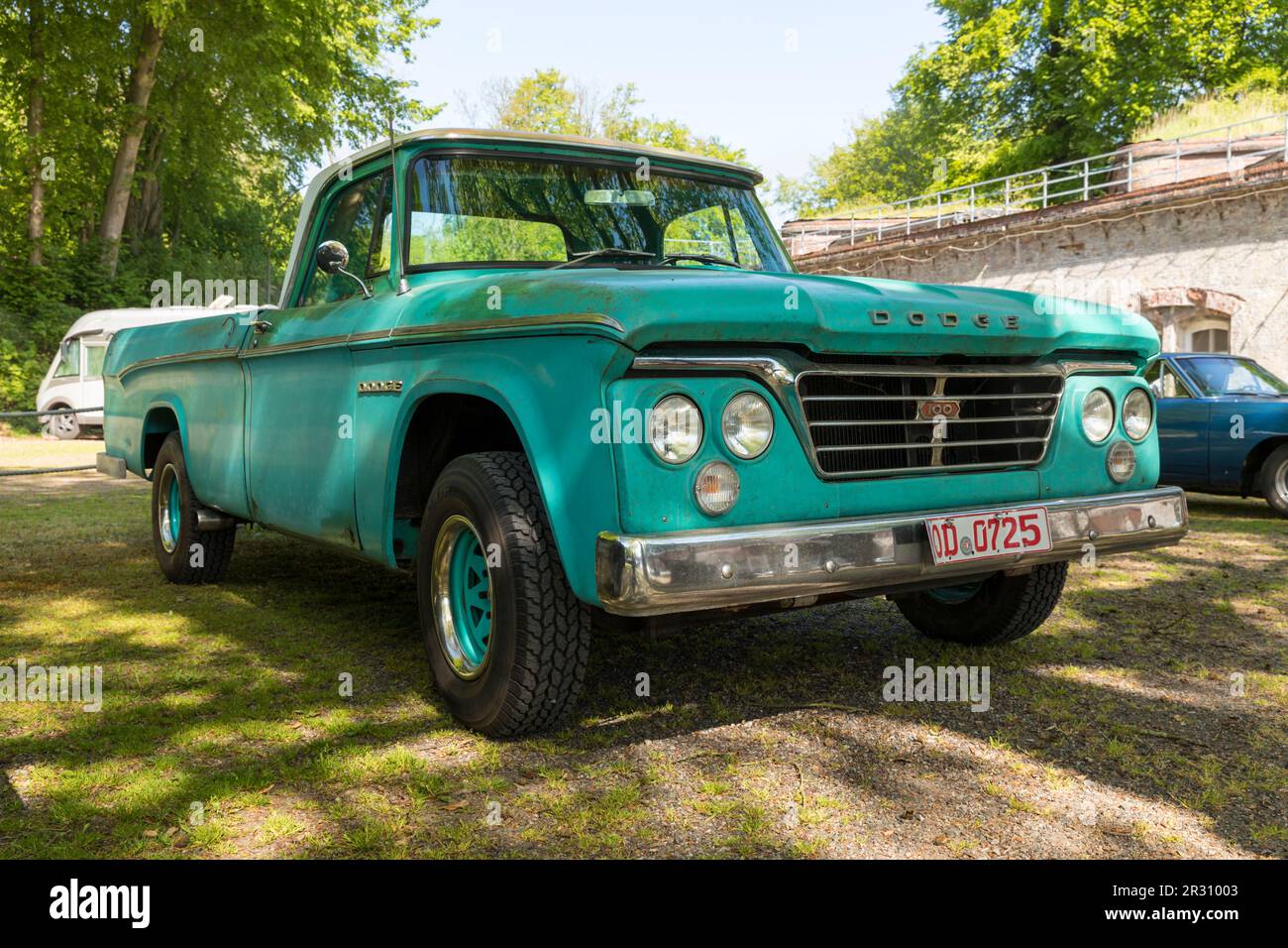 Stade, Germany – May 13, 2023: A Dodge D100 pickup from 1963 at Spring ...
