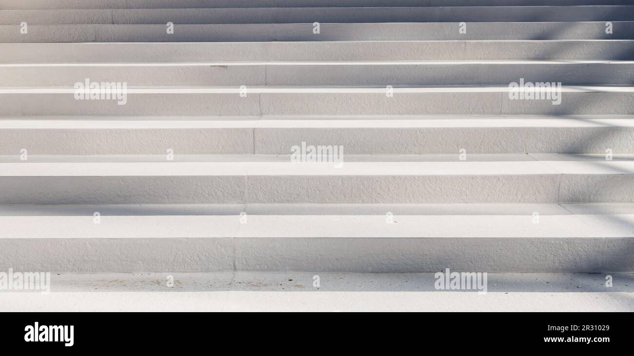 Abstract stairs. light steps. stairs in the city. wide stairway Stock ...