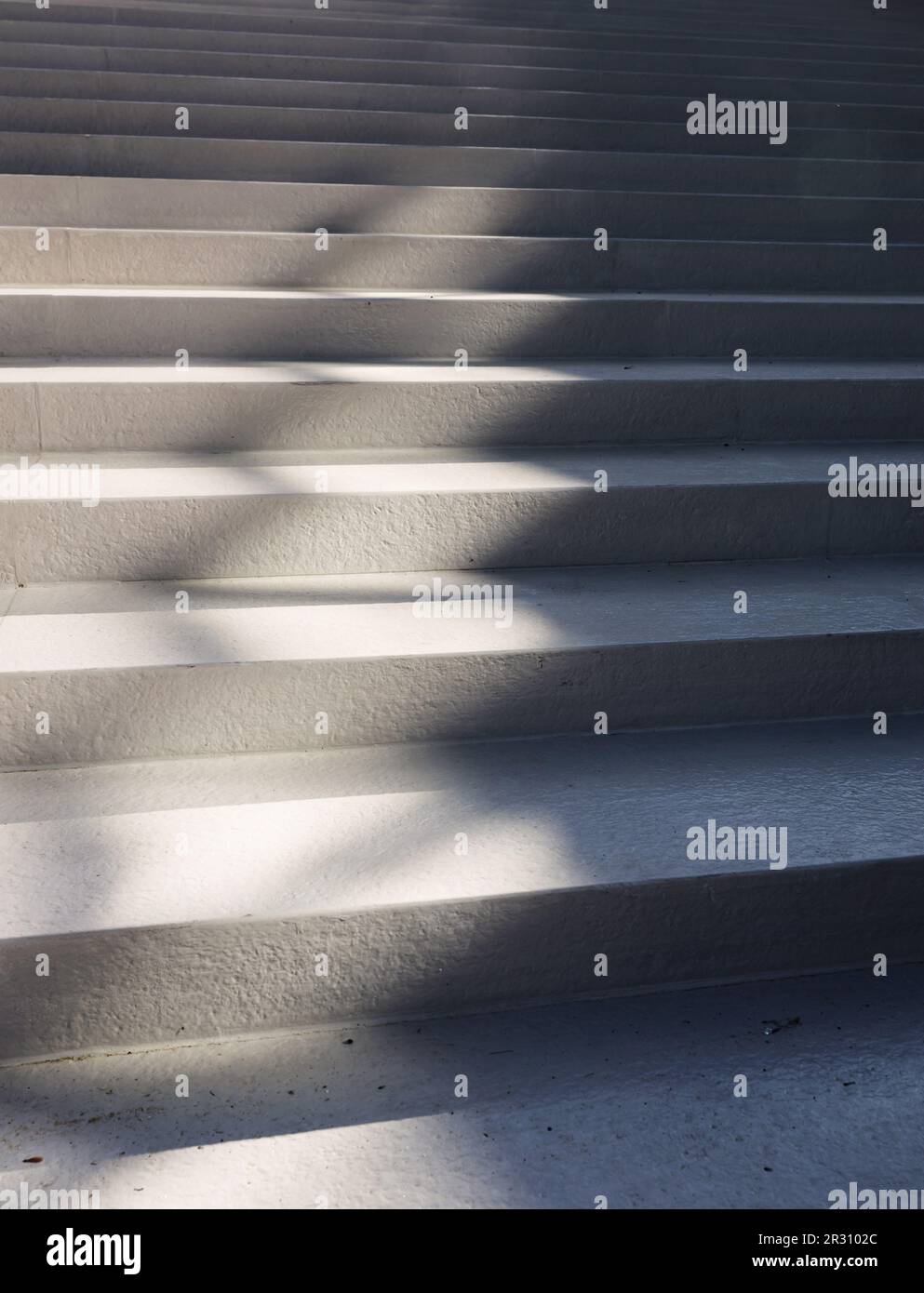 White staircase in light interior. steps in the city Stock Photo - Alamy