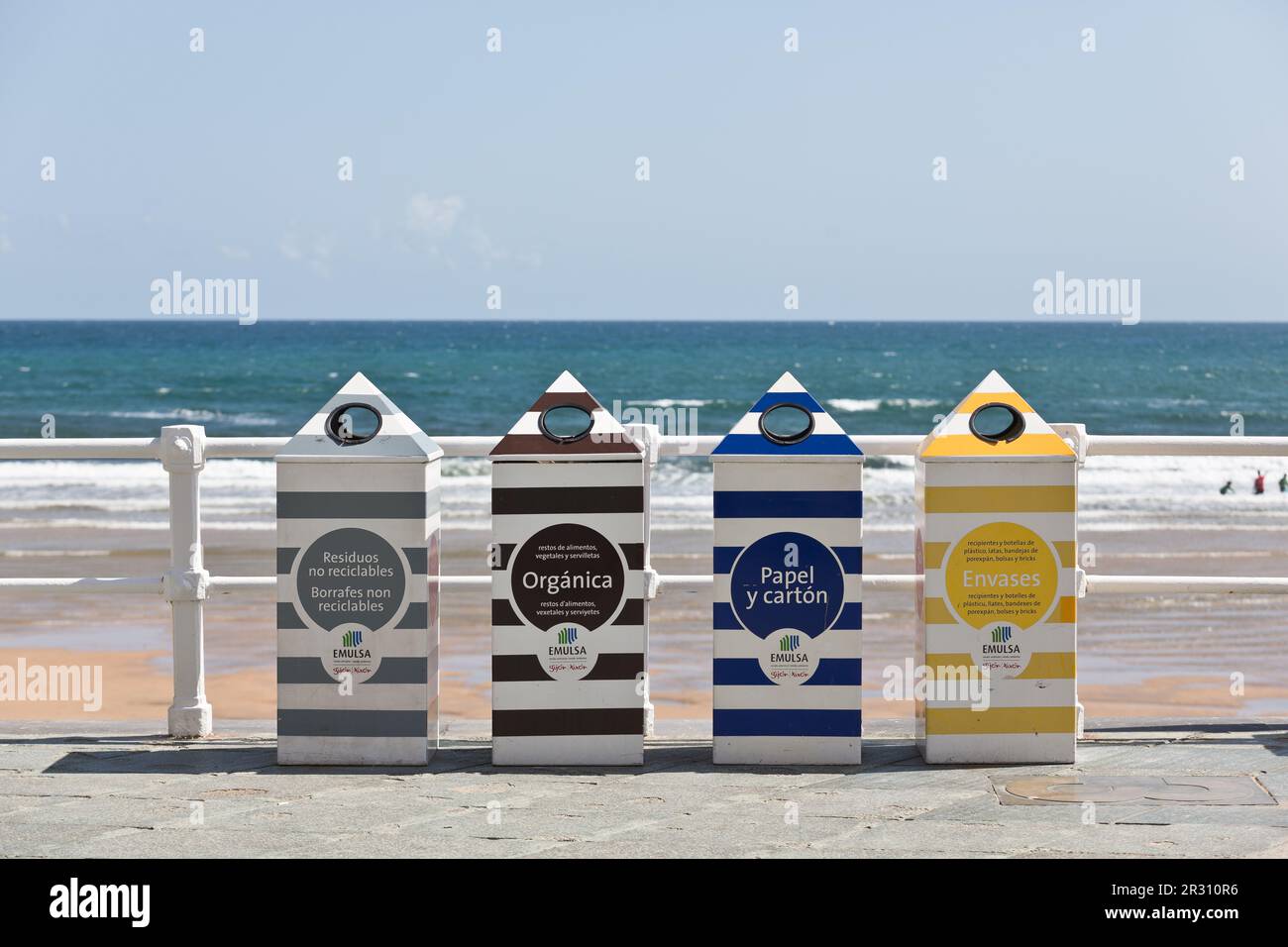 Gijon model litter bins hi-res stock photography and images - Alamy