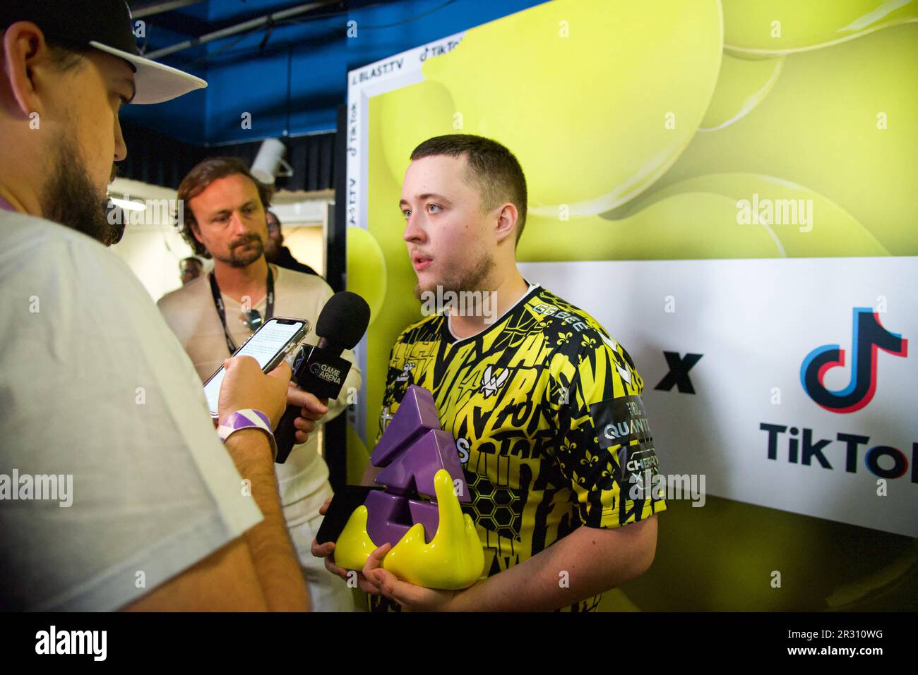 Paris, France. 21st May, 2023. French player Mathieu Herbaut aka ZywOo ...