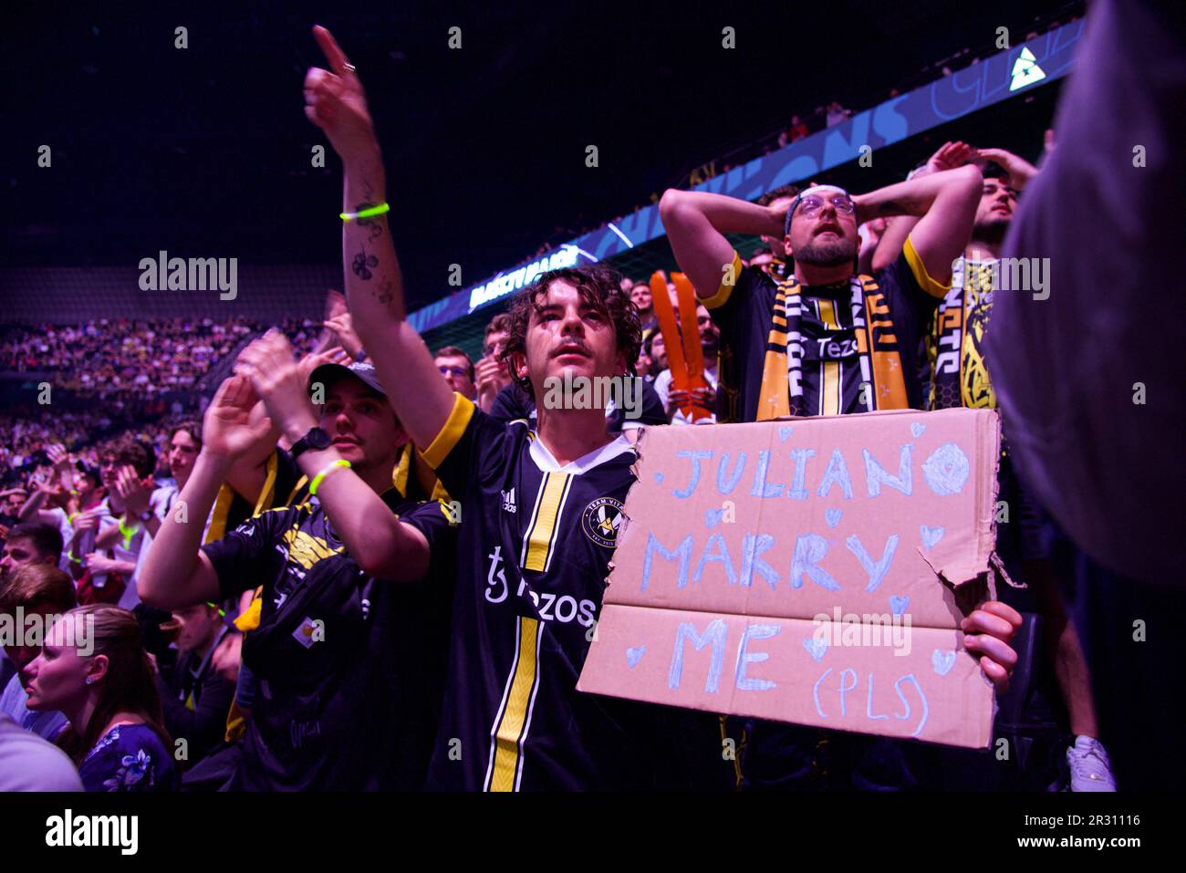 Paris, France. 21st May, 2023. Fans during the 2023 Counter-Strike ...