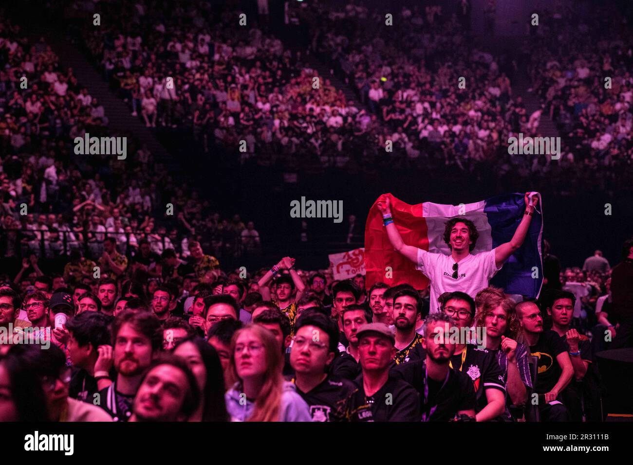 Paris, France. 21st May, 2023. Fans during the 2023 Counter-Strike ...