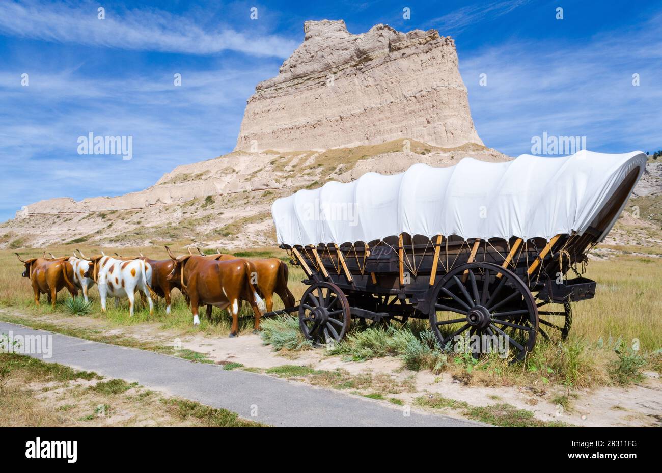 Scotts Bluff National Monument in Nebraska Stock Photo - Alamy