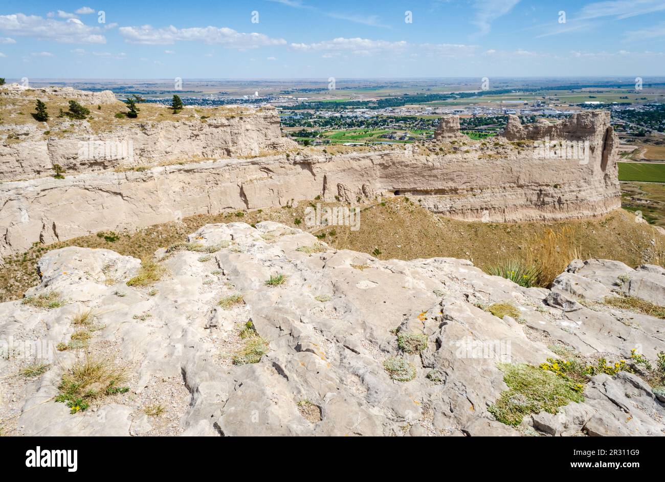 Scotts Bluff National Monument in Nebraska Stock Photo - Alamy