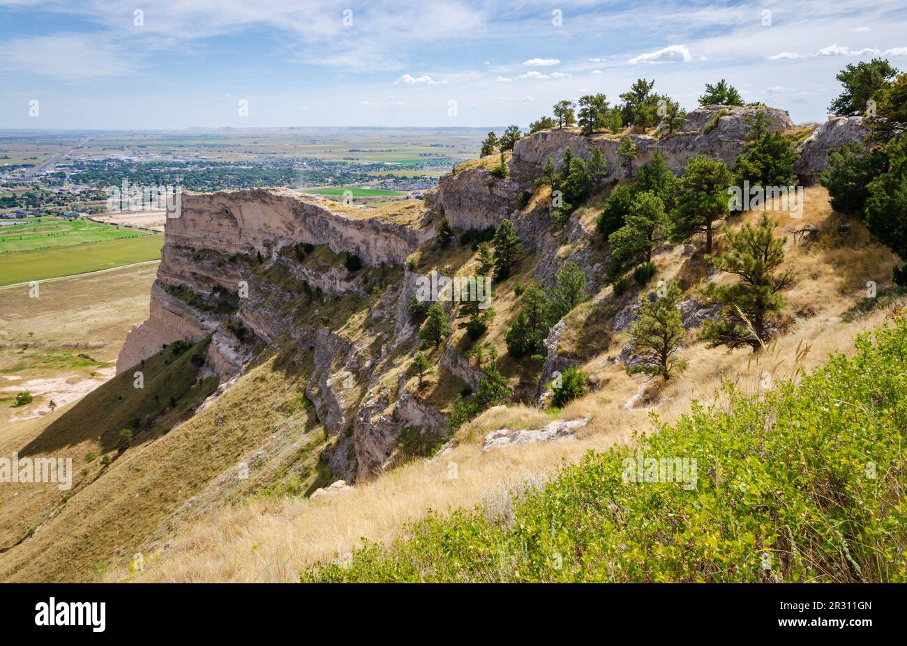 Scotts Bluff National Monument in Nebraska Stock Photo - Alamy