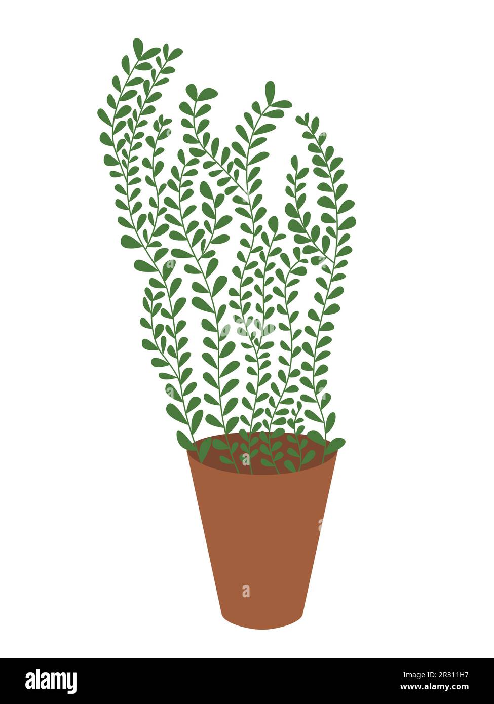 Fern house Stock Vector Images - Alamy