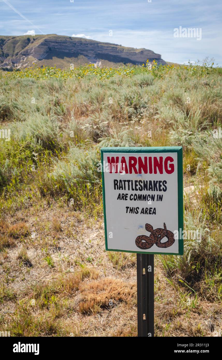 Chimney Rock National Historic Site, geological rock formation in ...