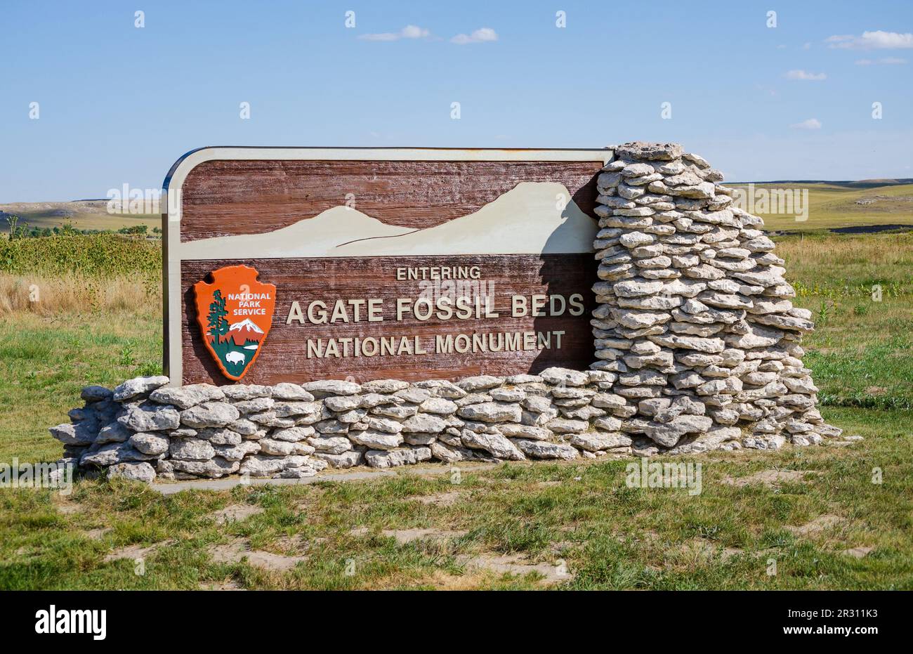 Agate Fossil Beds National Monument in Nebraska Stock Photo - Alamy