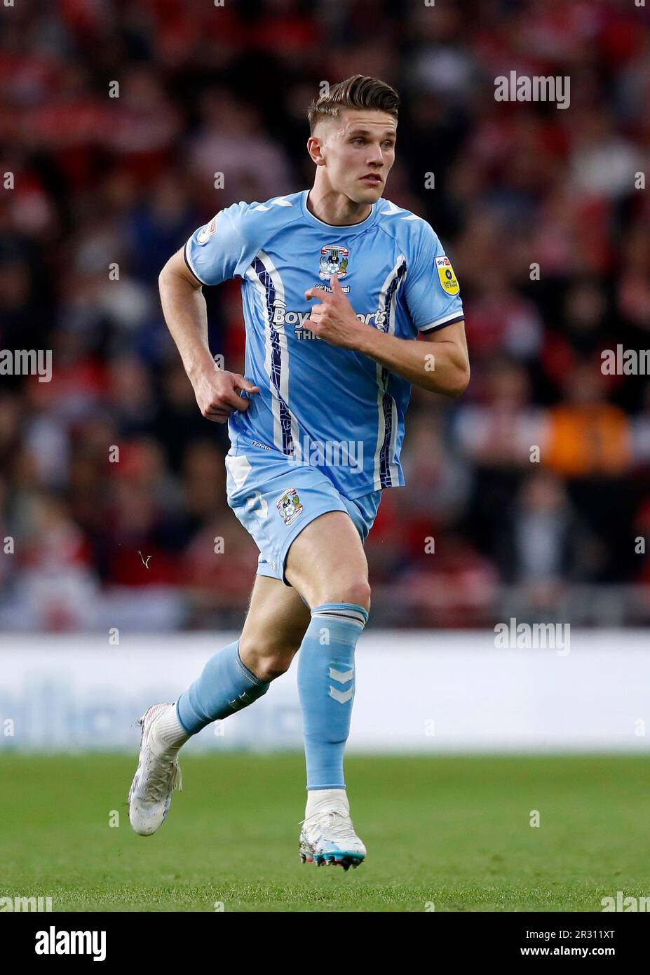 Coventry City's Viktor Gyokeres in action during the Sky Bet ...