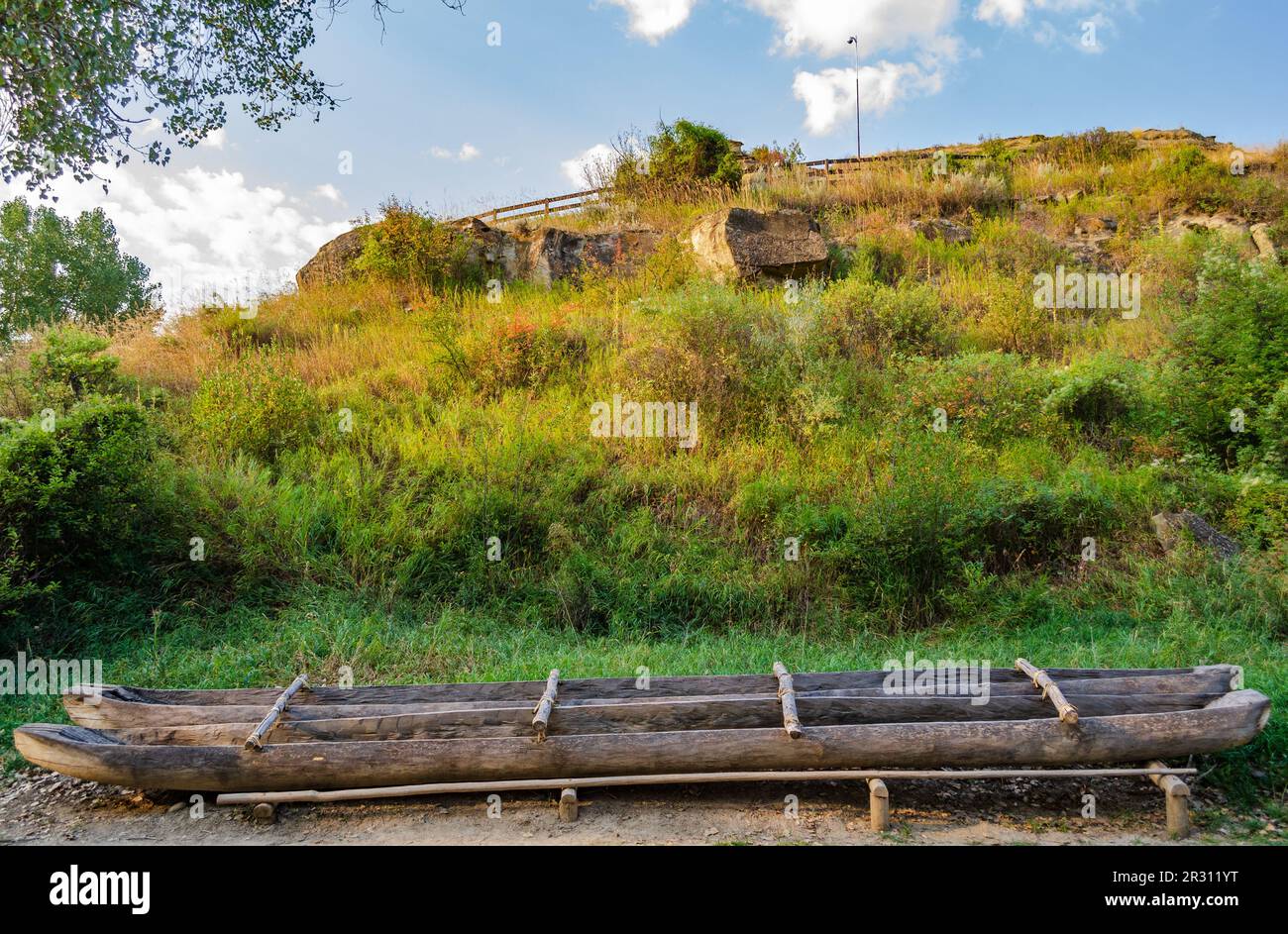 Pompeys Pillar, National monument in Montana Stock Photo - Alamy