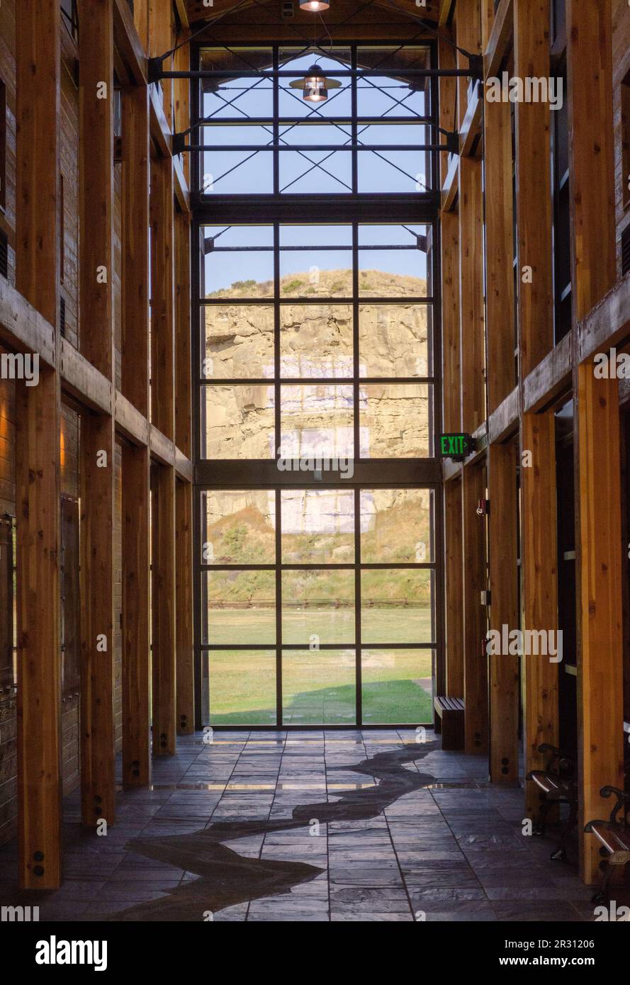 Pompeys Pillar, National monument in Montana Stock Photo - Alamy
