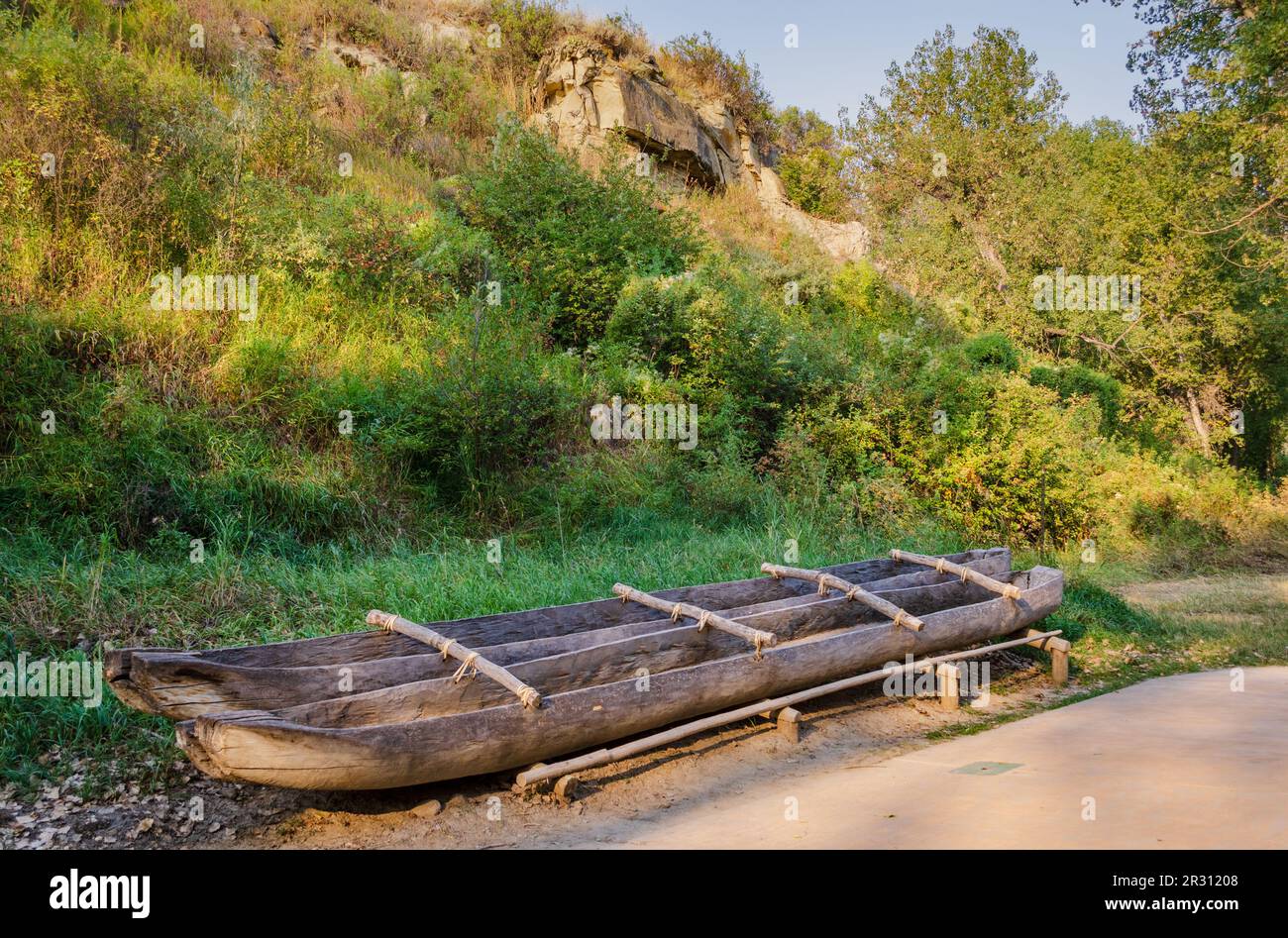 Pompeys Pillar, National monument in Montana Stock Photo - Alamy