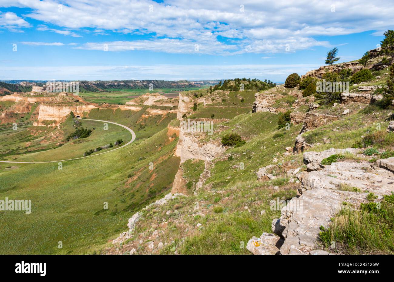 Scotts Bluff National Monument in Nebraska Stock Photo - Alamy