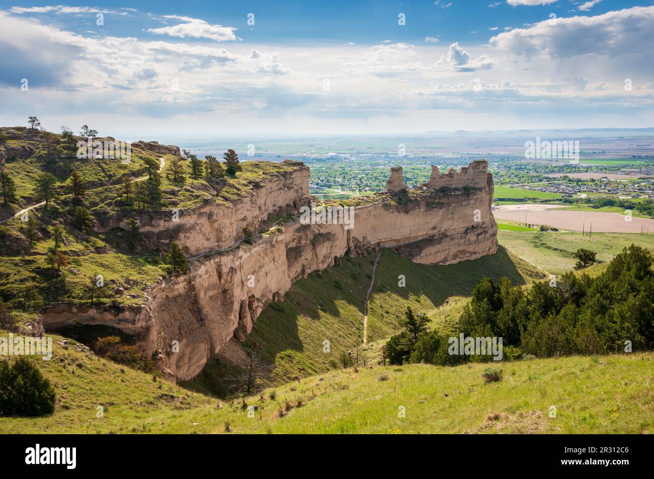 Scotts Bluff National Monument in Nebraska Stock Photo - Alamy