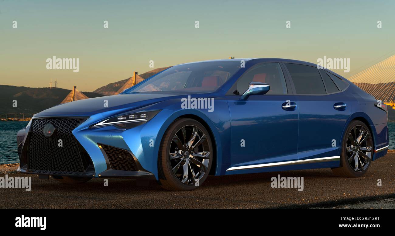 Lexus LS – Luxury Sedan Stock Photo - Alamy