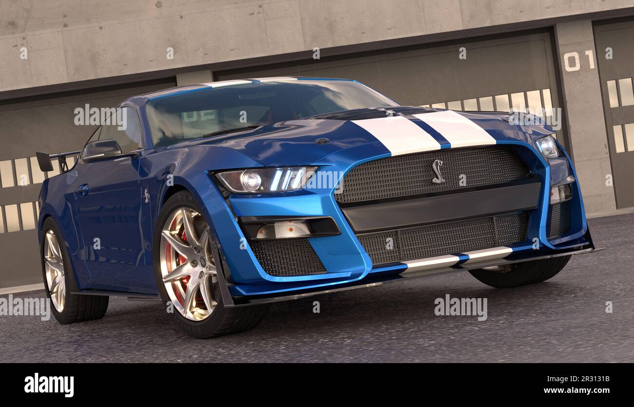 the legendary american muscle car:Ford Mustang Shelby Stock Photo - Alamy