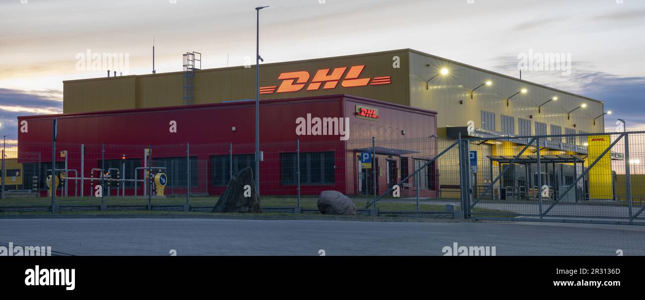 DHL Parcel logistics centers Stock Photo - Alamy