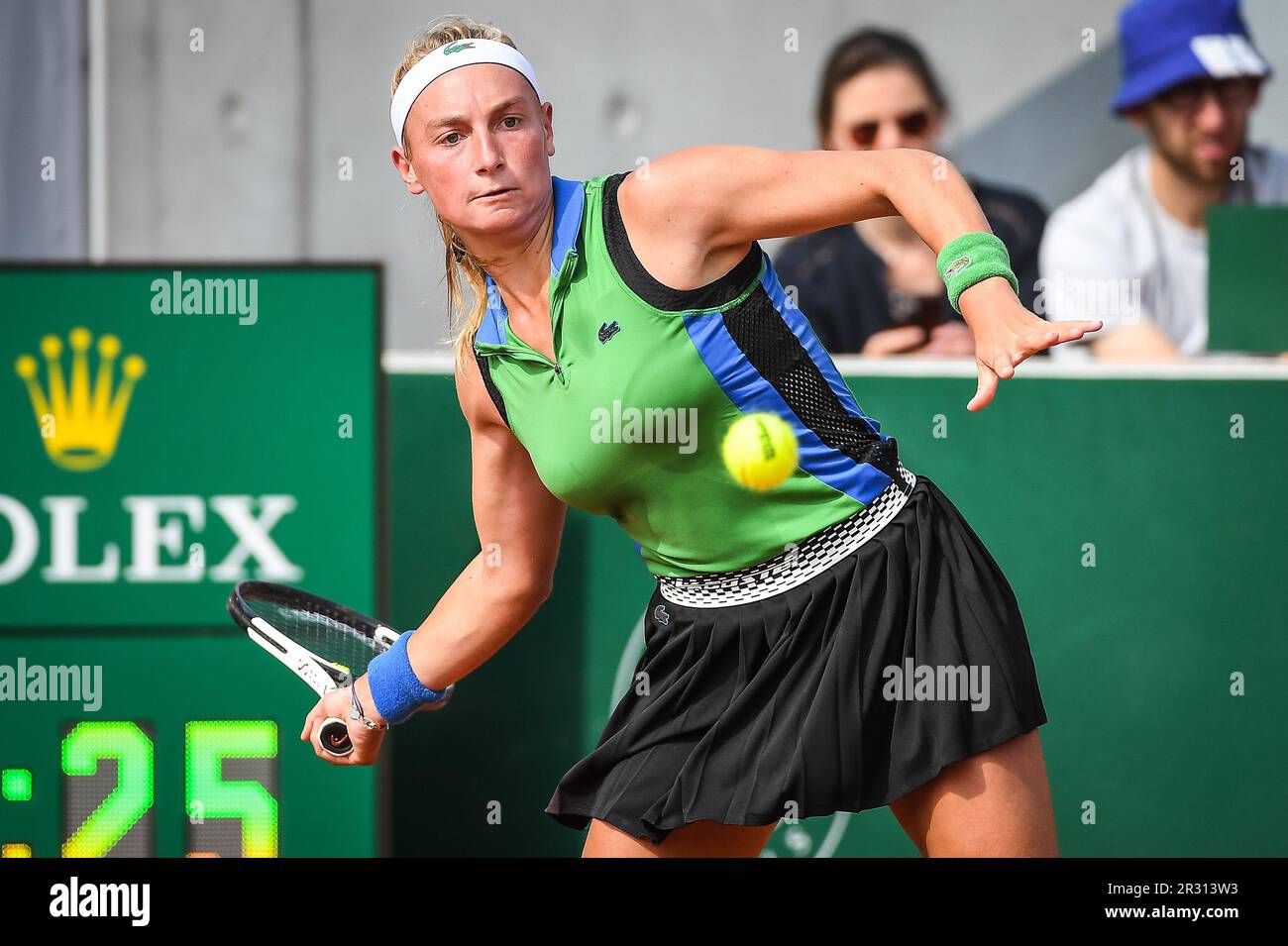 Paris, France. 22nd May, 2023. Emma LENE of France during the first ...