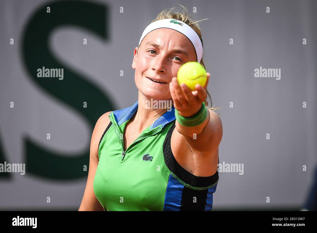 Paris, France. 22nd May, 2023. Emma LENE of France during the first ...