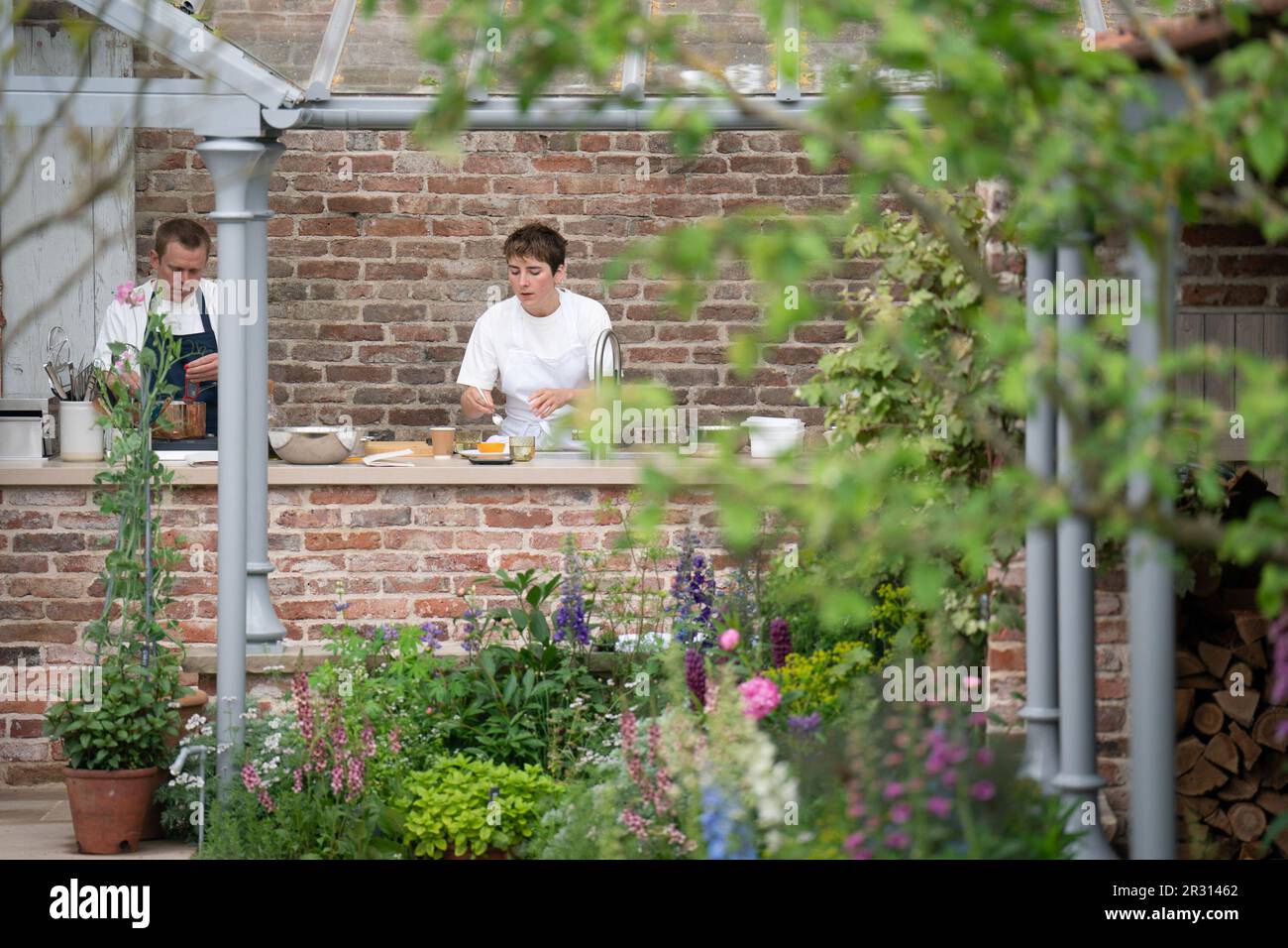 The Savills Garden, the shows first ever working kitchen garden, during ...