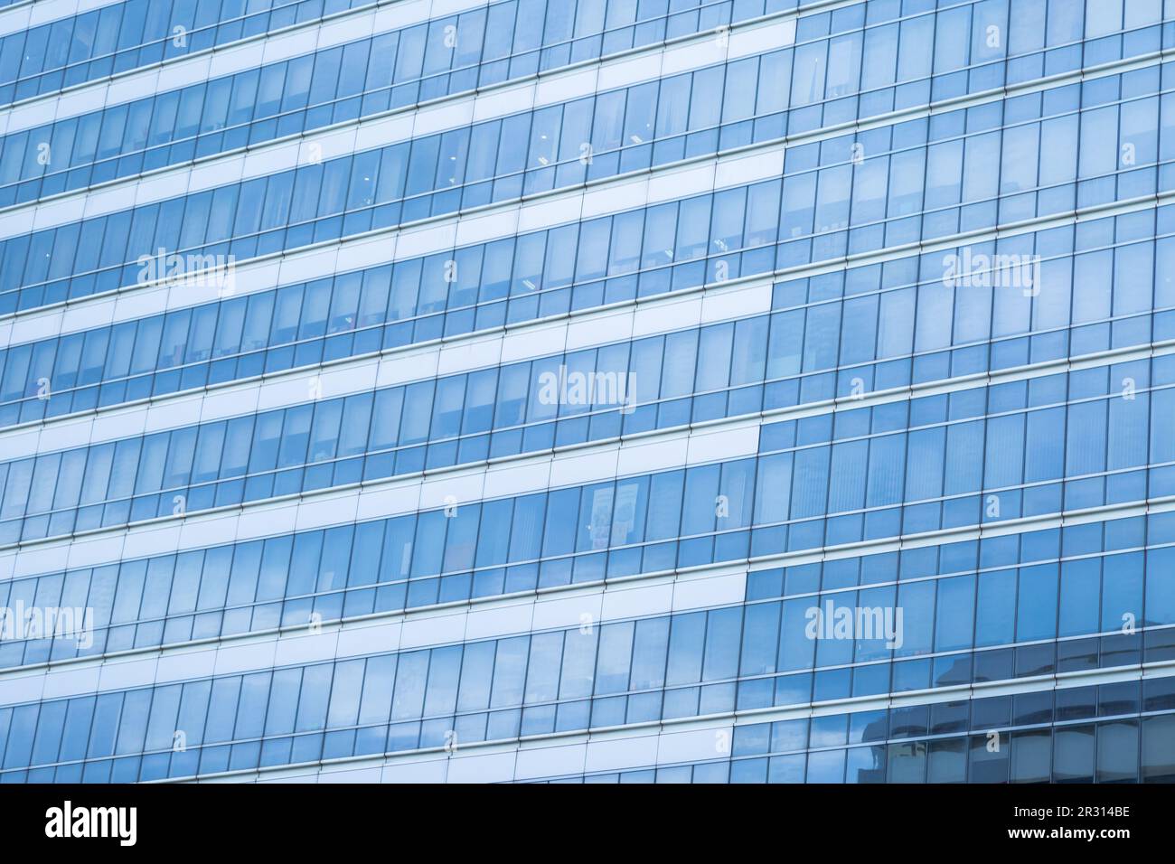 Blue glass windows of modern office building for save energy Stock ...