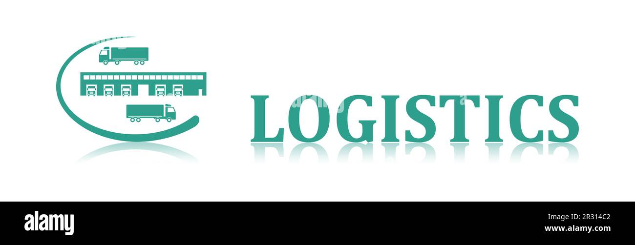 Illustration of a logistics concept Stock Photo - Alamy