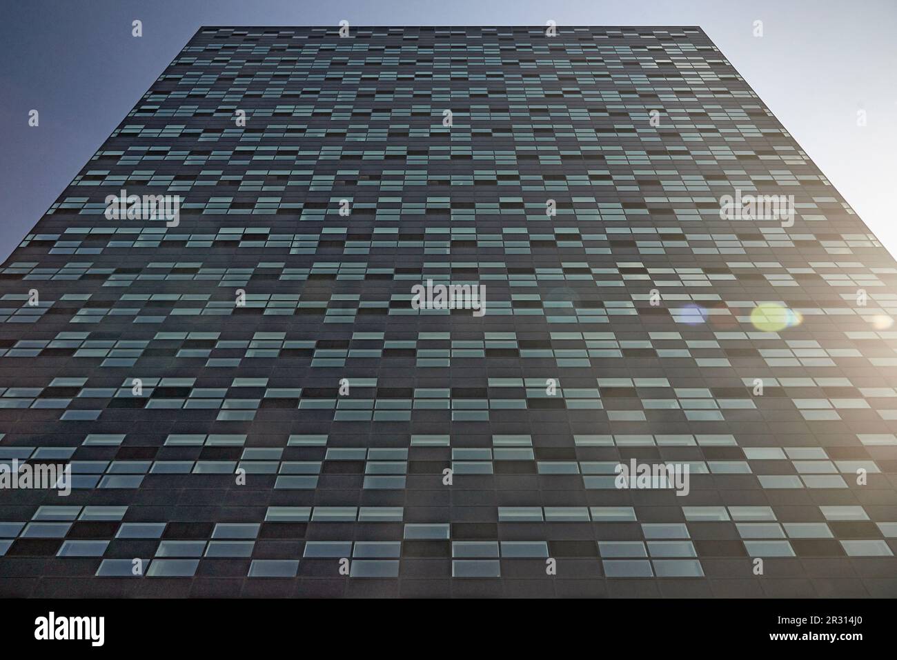 Amazing facade of the 52 Degrees building in Nijmegen Stock Photo - Alamy
