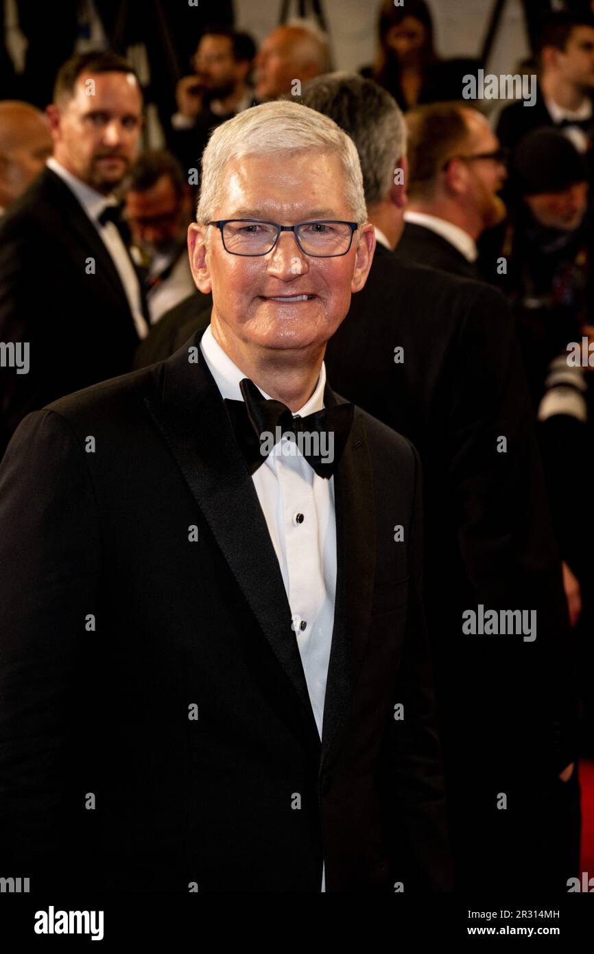 Cannes, France. 20th May, 2023. Apple Computer CEO Tim Cook attends ...