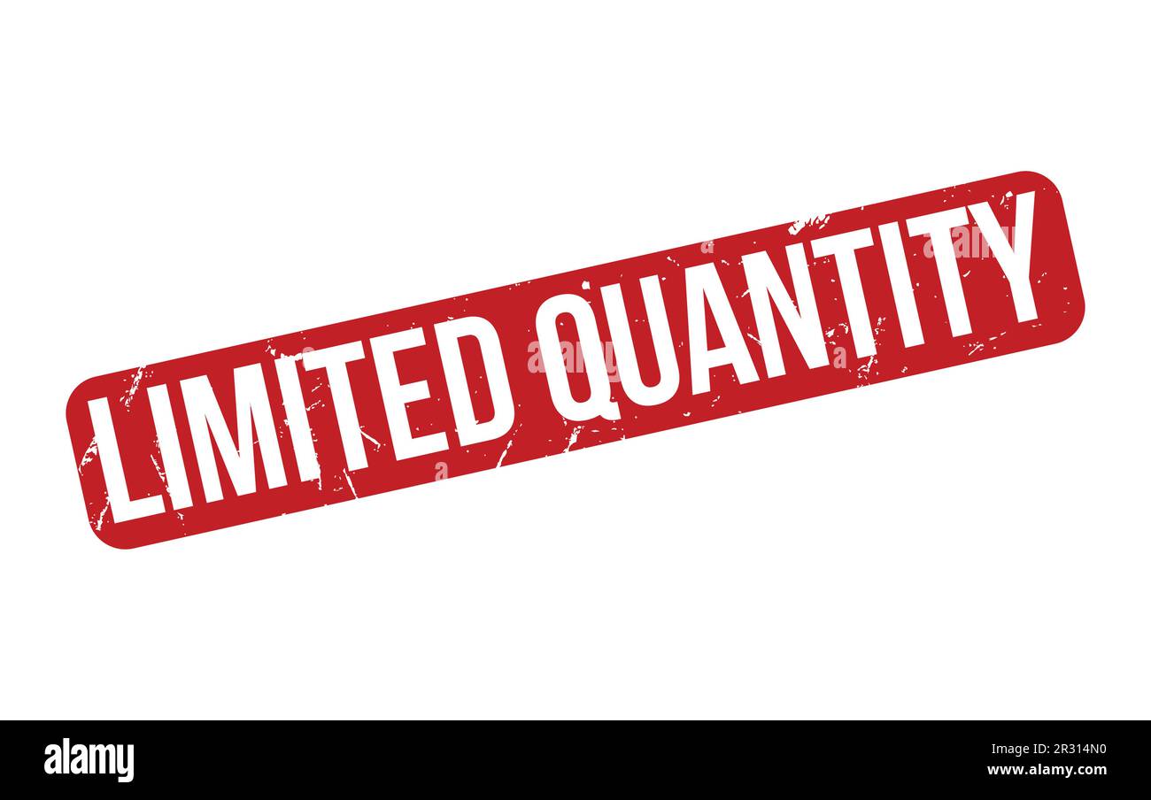 Limited quantity label hi-res stock photography and images - Alamy