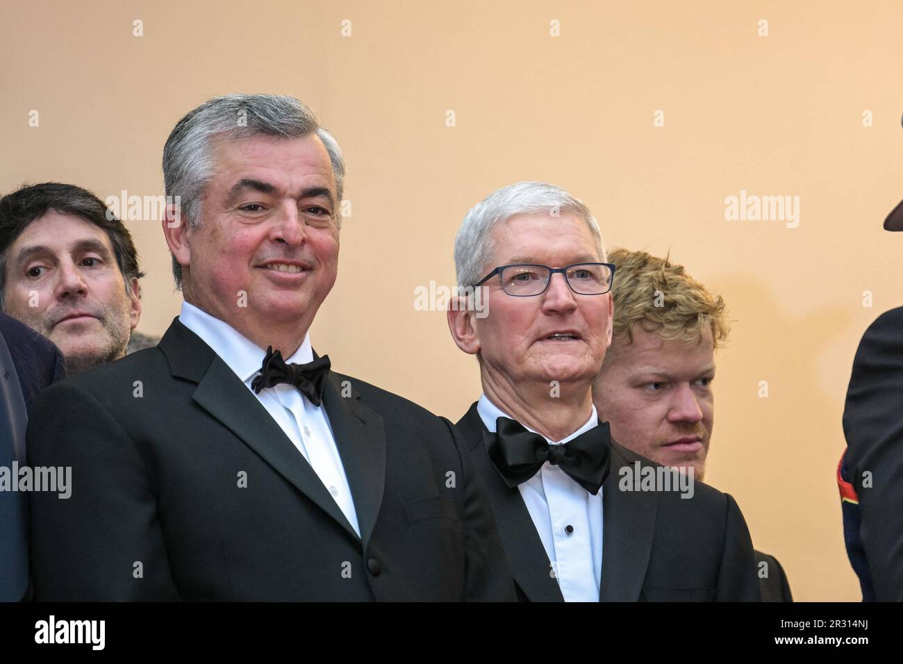 Cannes, France. 20th May, 2023. L-R : Apple Computer Vice President ...