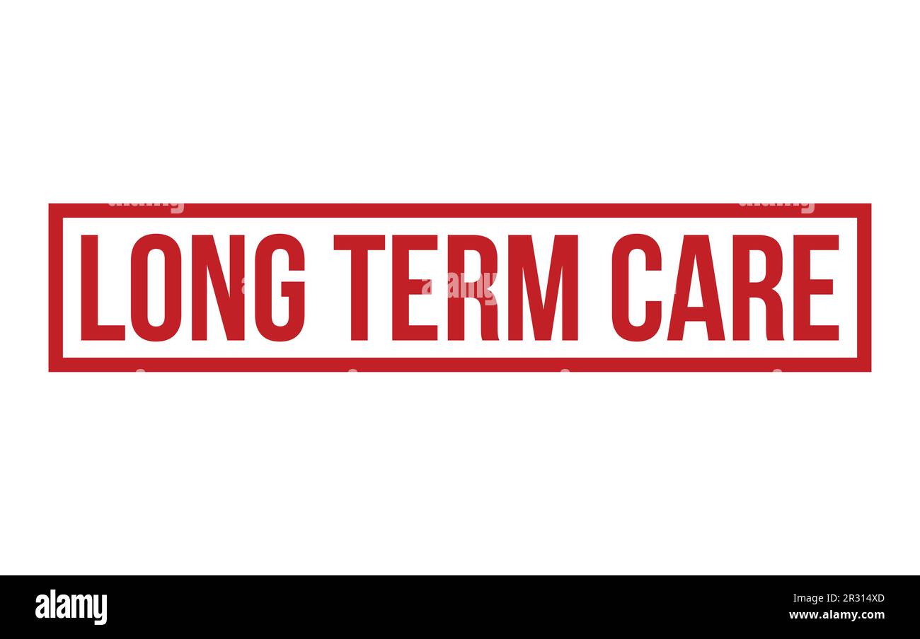 Red Long Term Care Rubber Stamp Seal Vector Stock Vector Image & Art ...