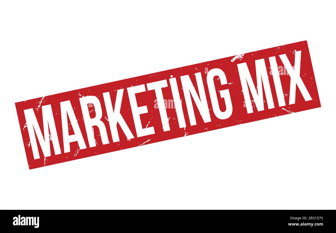 Marketing mix stamp hi-res stock photography and images - Alamy