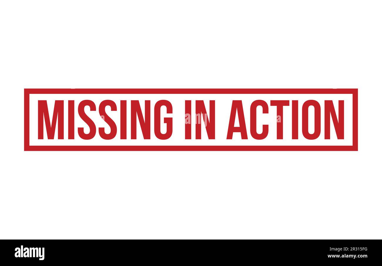 Red Missing In Action Rubber Stamp Seal Vector Stock Vector Image & Art ...