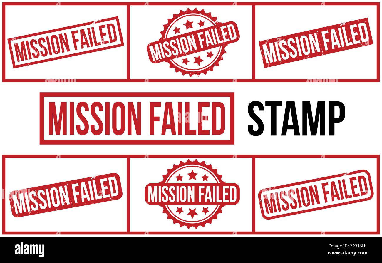 Mission failed stamp hi-res stock photography and images - Alamy