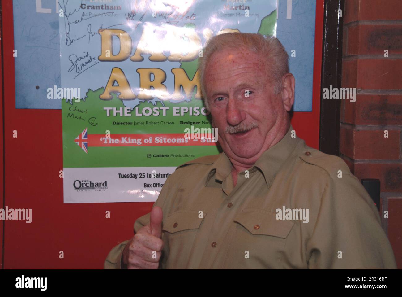 Actor Peter Martin as Captain Mainwaring in the Dad's Army The Lost ...