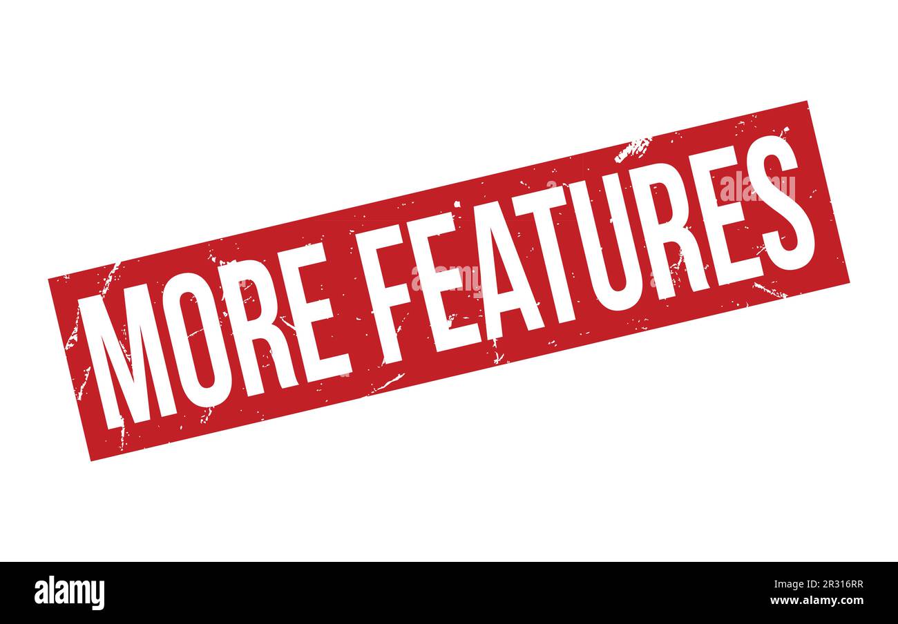 More Features Rubber Stamp Seal Vector Stock Vector Image & Art - Alamy