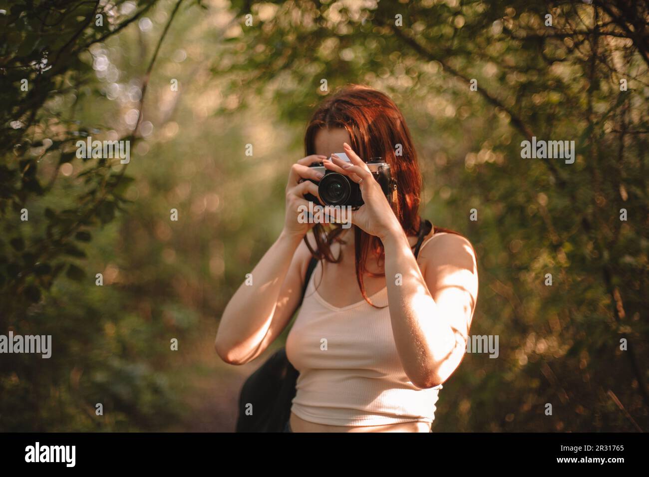 Photographing traveler hi-res stock photography and images - Alamy