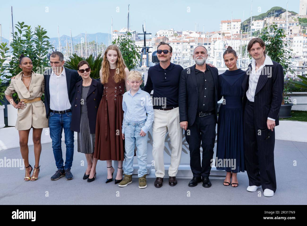 Mina Andala, from left, Amr Waked, producer Gabrielle Tana, Junia Rees ...